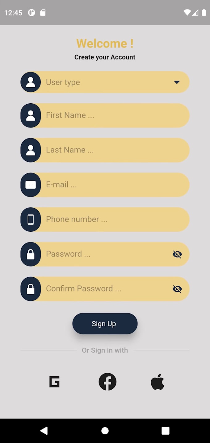 Develop basic android app with attractive ui by Mo7amed_nasr_22 | Fiverr