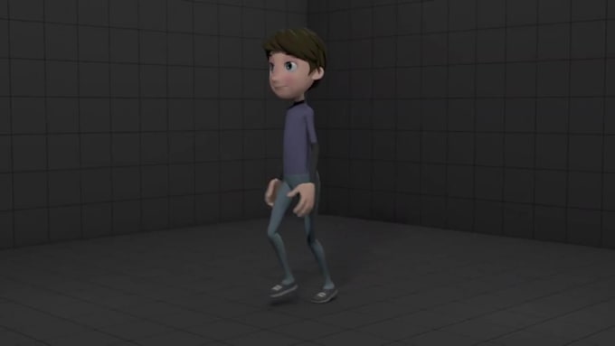 Animate walk cycle,walking animation,character movement,rig,idle pose ...