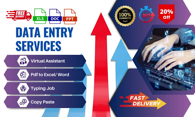 Do data entry typing work job by Nowjesh_bari | Fiverr