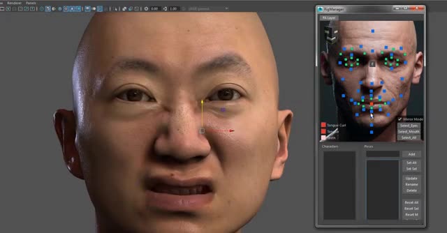3d iclone faclal rig,rig animaze avatar model,unity,character,vtuber blendshape by ...