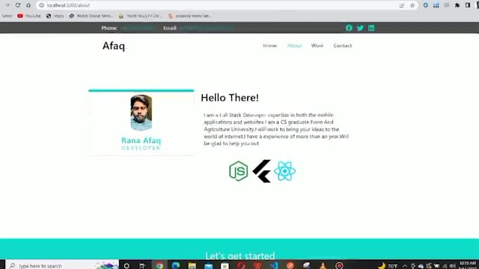 Be Your Full Stack Developer In React Js Nodejs Mongodb By Afaqr20 Fiverr