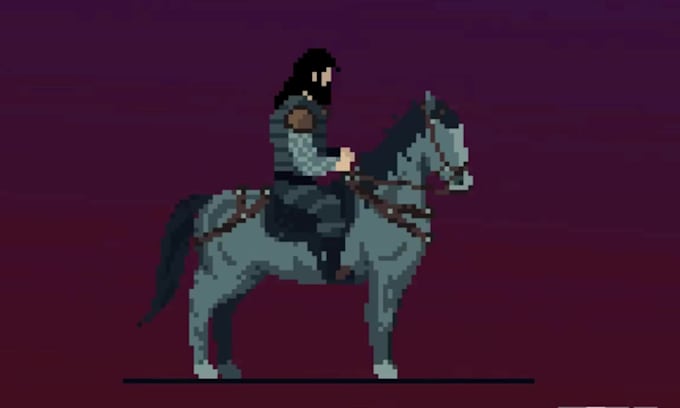 Draw pixel game art, 2d pixel character animation 2d sprite sheet ...