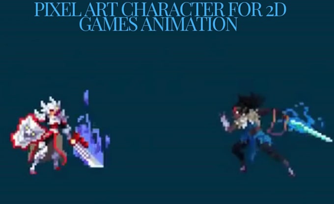 Make pixel art character animation retro pixel art for 2d game rig ...