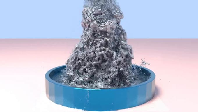 Do 3d water simulation, 3d liquid animation,3d fluid animation by ...