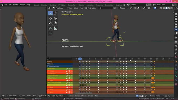 Model, rig, and texturing 3d character for your animation by Animator ...