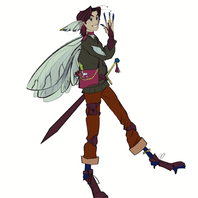 Create a professional character sheet for you by Dragon_miracles | Fiverr