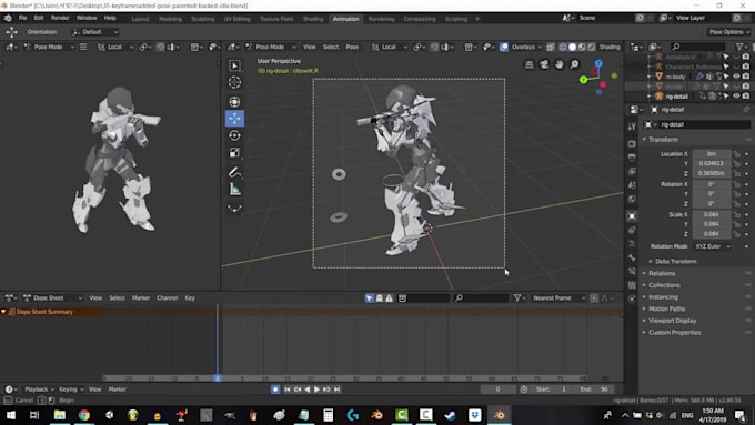 Rig your 3d character for vtuber, vrchat, unity, or unreal engine by Graphics_bare | Fiverr