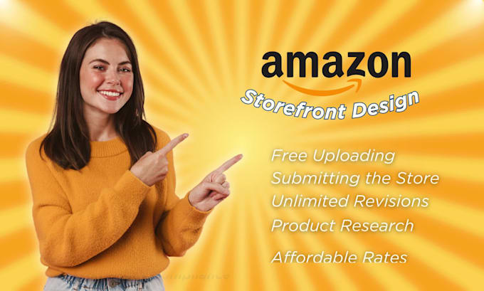 Create amazon storefront design attractive amazon infographic product ...