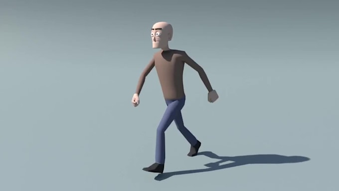 2d 3d character walk cycle animation running gib idle jump animation ...