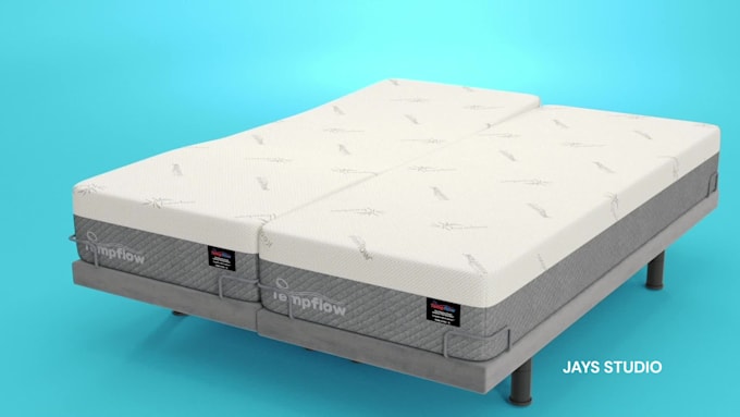 3d mattress animation 3d mattress model designing 3d furniture product ...