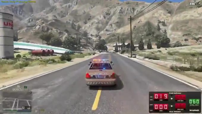 Custom fivem cars glowing, animated light, livery of police by Robin_xx ...