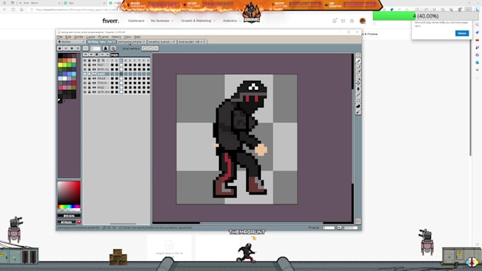 Create a pixel art animation thing best for stream avatars by ...
