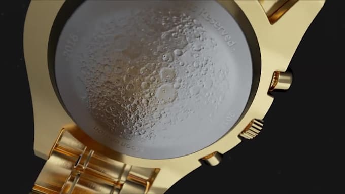 Create stunning 3d watch animation exploded view watch commercial watch ...