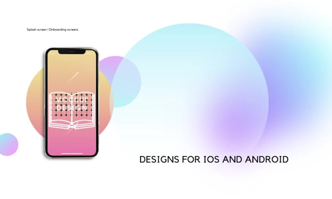 Design stylish splash screen and modern onboarding screens for mobile ...