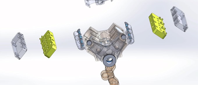 Do 3d cad modeling, parts assembling, animation, and 2d drawings by ...