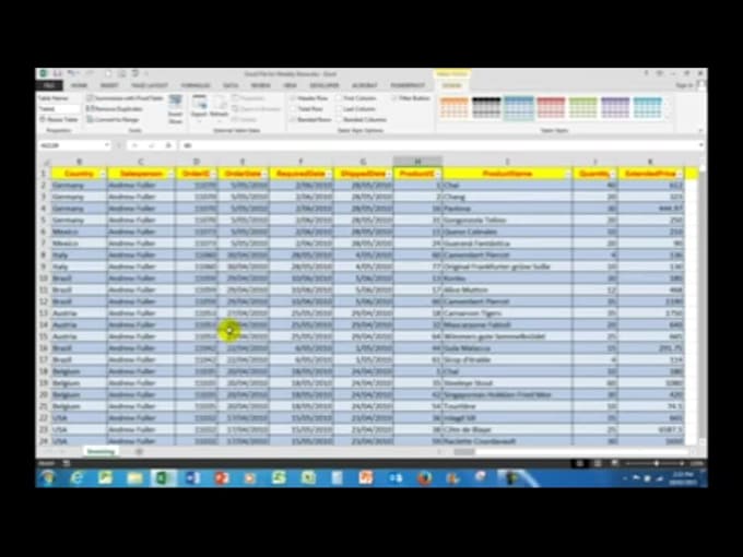 Provide service in excel, formulas, report and dashboard by ...