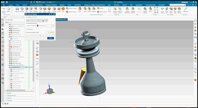 Do 3d modelling in nx software by Hupinder | Fiverr