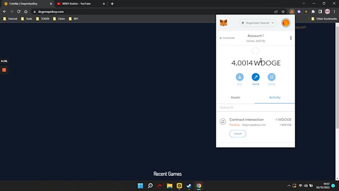 Create a coinflip dapp game on evm by Blockid | Fiverr