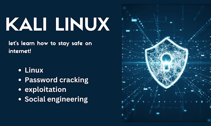 Train you in cybersecurity using kali linux by Kabbo_official | Fiverr
