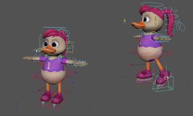 Rig 3d character on blender, unreal engine rigging, vtuber character rigging by Meshy_priston ...