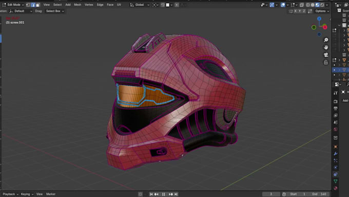 Create high quality hard surface 3d models by Uousseff | Fiverr