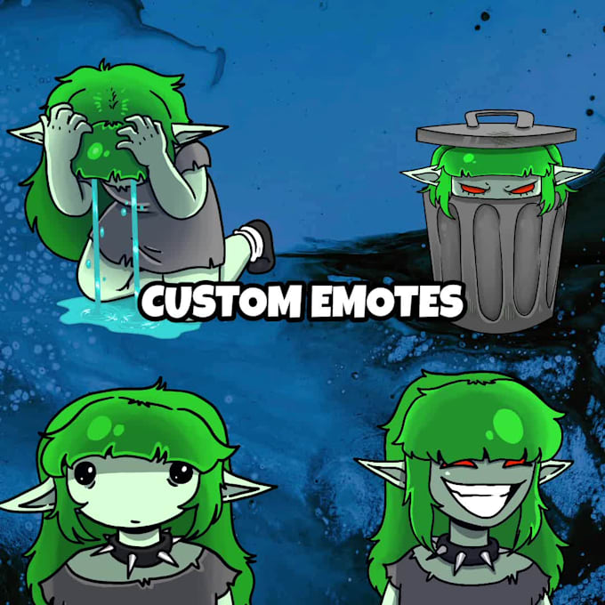 Draw streamer icon and banner by Na0emie | Fiverr