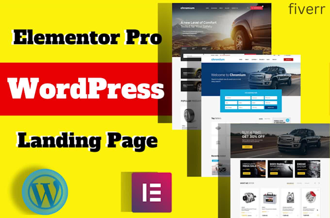 Design a responsive wordpress website landing page with elementor pro by Itsrafiz | Fiverr