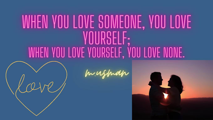 Design 50 love and relationship unique quotes on loving pics by ...