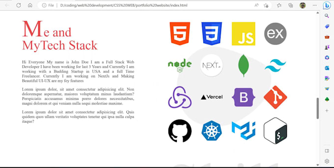 Create a responsive website using html, css, and javascript by ...