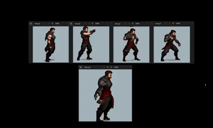 Create pixel art animation pixel character sheet sprite sheet for your ...