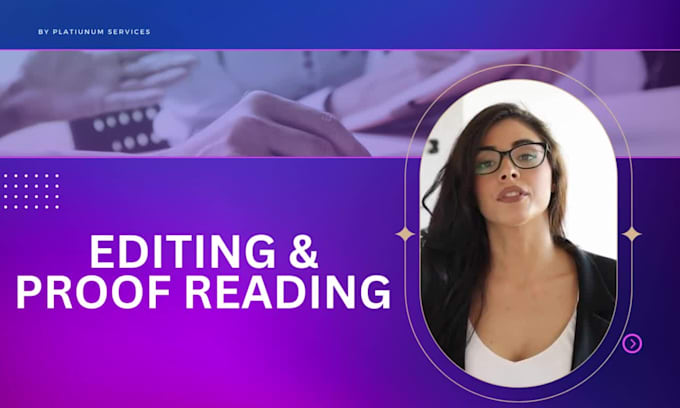 Provide top notch editing and proofreading as a professional copy ...