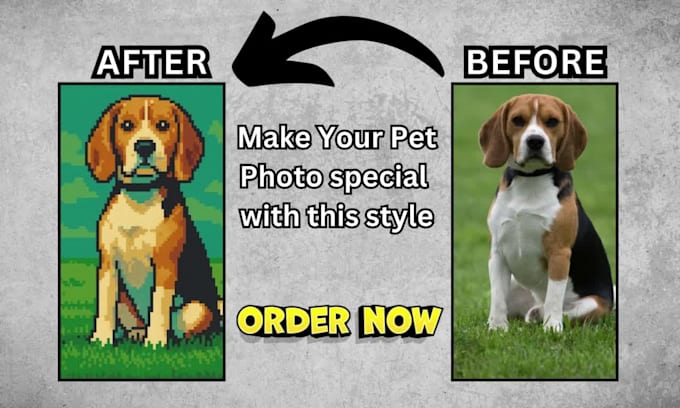 Create custom pixel art portraits in retro 8bit style by Picterio | Fiverr