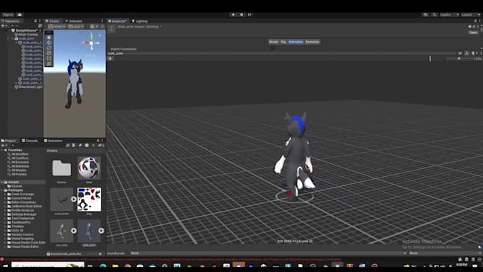 3d realistic animal model animal rigging pet model fur xgen unity game animation by Mohshaded ...