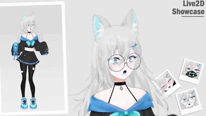 Draw and rig vtuber model, live2d, vtuber rigging, anime vtuber model ...