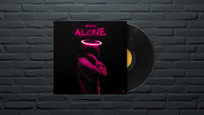 Design neon sign album podcast mixtape cover 80s retro art by ...