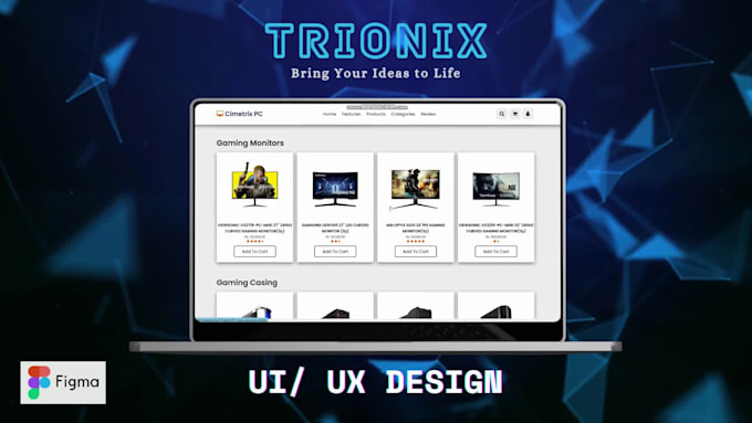 Do creative ui ux design for your idea by T_rionix | Fiverr