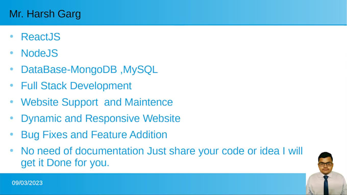 Do Backend Developing Frontend With Nodejs Reactjs Project Production Support By Harshgarg