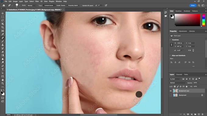 Excellently edit, retouch and remove all unwanted marks by Milesaway88 ...
