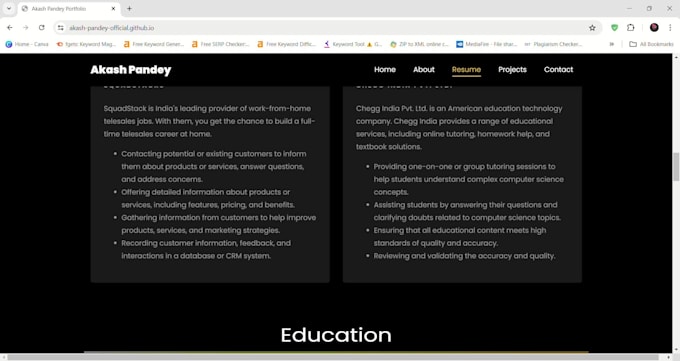 Create professional portfolio website by Aakashpandey294 | Fiverr Create professional portfolio website by Aakashpandey294 | Fiverr