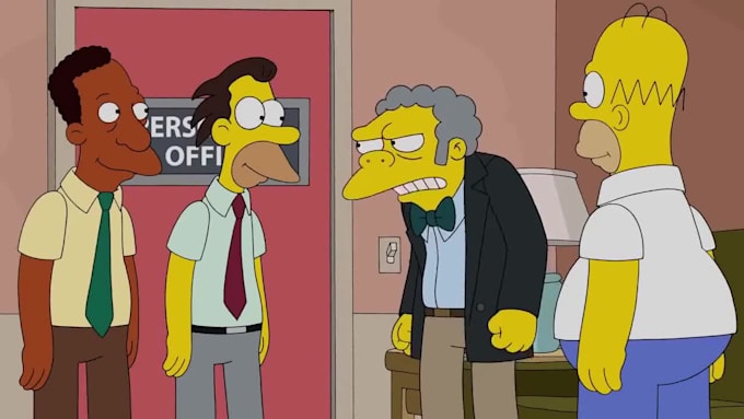 Do 2d animation, simpsons style, yellow cartoon character by Trumaxcyh ...