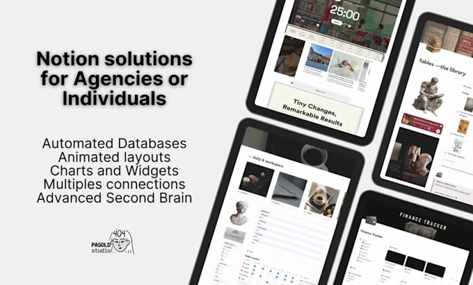 Build automated notion template by Npasold | Fiverr