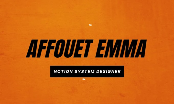 Design Custom Notion Templates And Automate Your Workflow By Affouetemma Fiverr