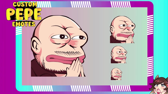 Create custom pepe emotes for streamer in 12 hours by Hamza_ansari2 ...