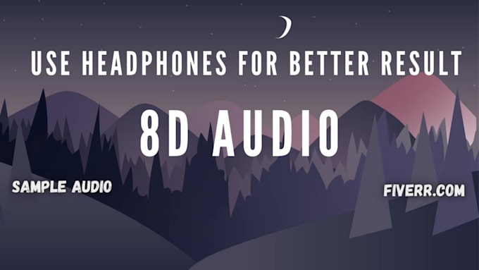 Convert any audio format to 8d audio by Udit08 | Fiverr