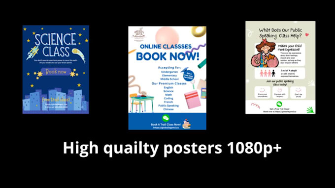 Make a quality flyer or poster of your choice by Lilianjin | Fiverr