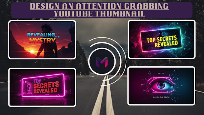 Design professional eye catching youtube thumbnails by Mekaweey | Fiverr