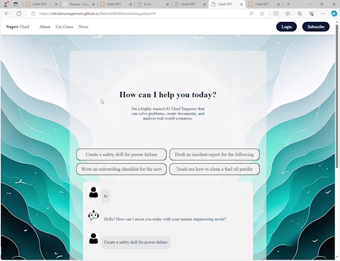 Develop chatbot develop or integrate openai assistant with your website by Saifkhan7777 | Fiverr
