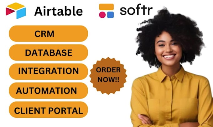 Airtable softr airtable database, airtable automation, crm, softr webapp, portal by Rose0002 ...