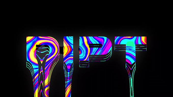 Create a drip animation effect with your words by Blckartotw | Fiverr