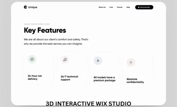Do interactive 3d animated wix studio website 3d wix studio scrolling animation by Daniel_seyi34 ...